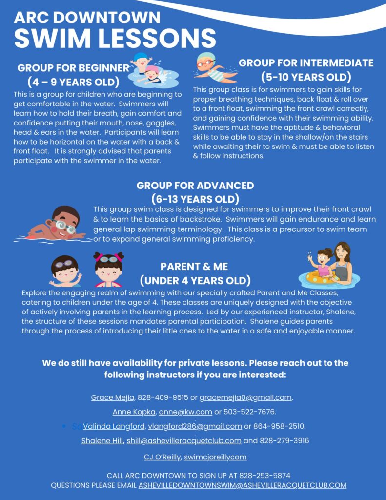 Aquatics – Asheville Racquet Club