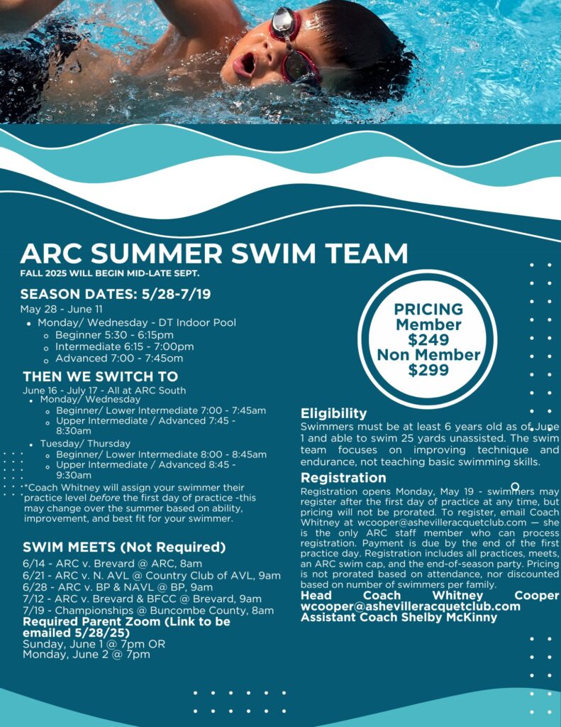 Aquatics – Asheville Racquet Club